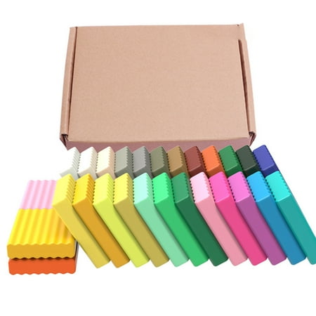 24/50 Colors Polymer Clay Diy Soft Molding Craft Oven Baking Clay ...