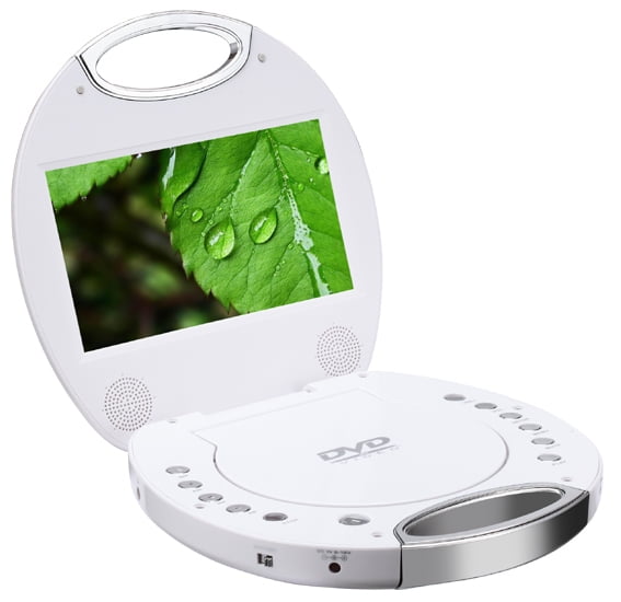 Sylvania 7" Portable DVD Player with Integrated Handle, SDVD7046-White ...