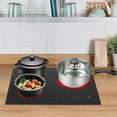 Peakora Electric Ceramic Cooktop, Electric Cooktop, 3 Burners Radiant ...