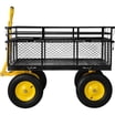 Farm-Tuff Lawn Cart Work Crate Garden Wagon, 600-lb. Capacity, 46in.L x ...
