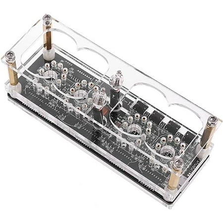 Electronic Glow Tube Clock Automatic Sleep Easy Installation Retro Desk ...