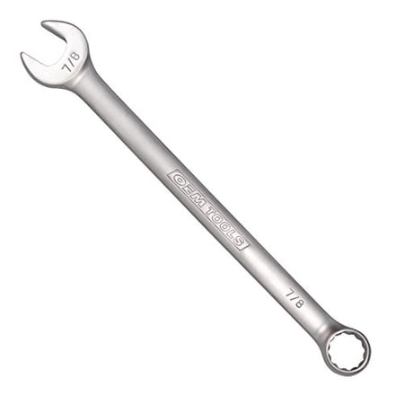 OEM TOOLS 22040 7/8 Inch SAE Combination Wrench, Long-Shaft Wrench ...