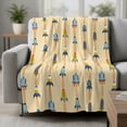 Cartoon Space Shuttle Blanket Soft Cozy Warm Throw Blanket for Couch ...