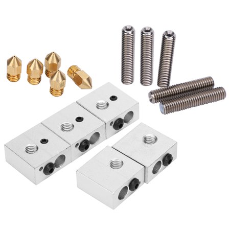 LHCER Aluminum Heating Block,Aluminum Heating Block for Makerbot/MK7 ...