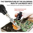 4 in 1 Portable Soldering Iron Kit, Cordless Multipurpose Butane Gas ...
