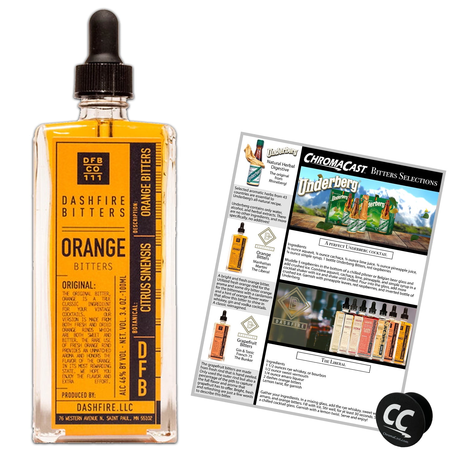 Dashfire Orange Cocktail Bitters, 100ml./btl. - Walmart.com
