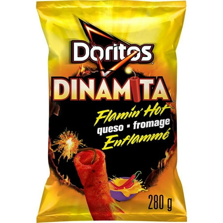 DORITOS DINAMITA® FLAMIN’ HOT® Queso Rolled Tortilla Chips - Walmart.ca