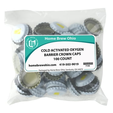 Home Brew Ohio Red Crown Caps 100 count - Walmart.com