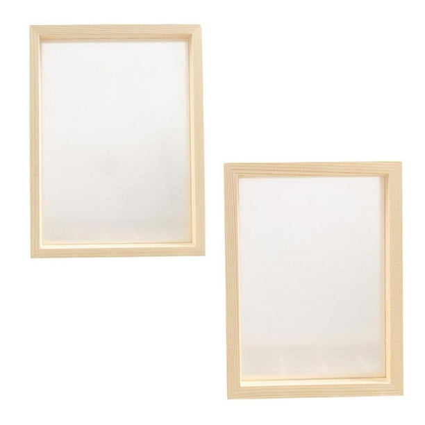 Marco de Fotos de Madera Flores Secas Transparentes Decoración de Pared ...