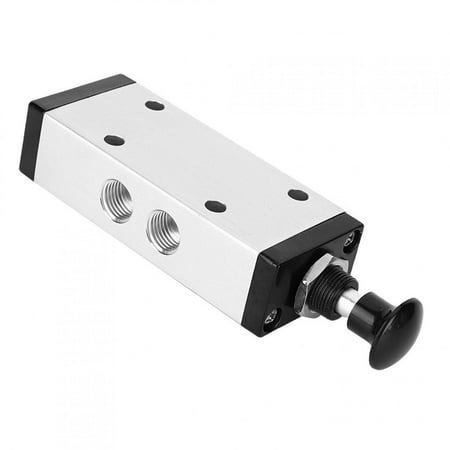 ANGGREK Hand Pull Lever Valve 2 Position 5 Way Aluminum Alloy Shell For ...