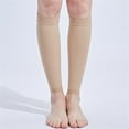 BWASD Women & Men 20-32mmHg Stock Footless Calf Thigh Length for Leg ...