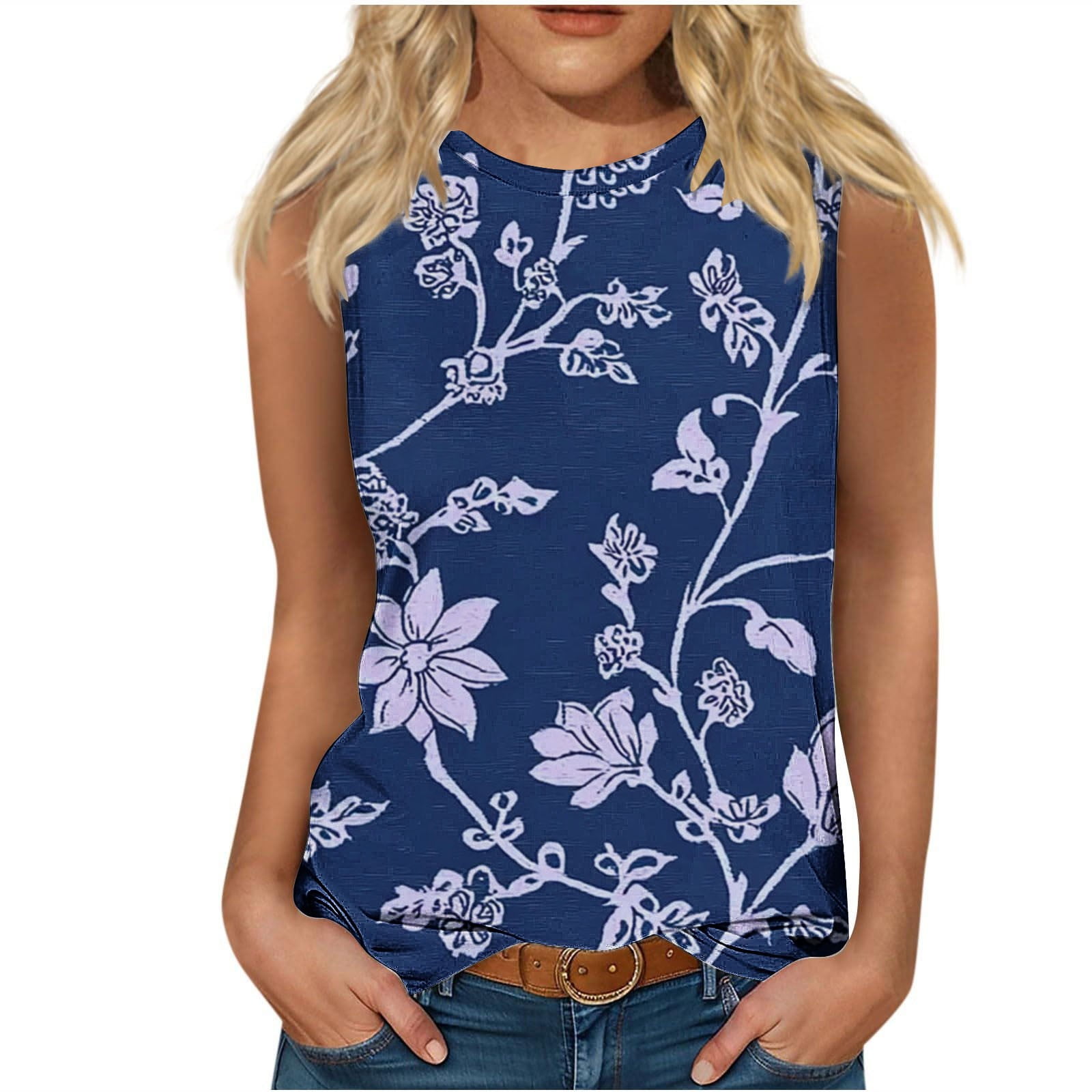 Click here for Uppada Womens Graphics Tank Tops Loose Fit Casual... prices