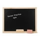 Darice Black Chalkboard with Unfinished Wood Frame - Walmart.com