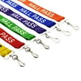 6 Pack - Student Hall Pass Breakaway Lanyards with Location Card Passes ...