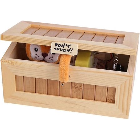 nipocaio Tiger Useless Box Cool Wooden Box for Fun Interactive Animals ...