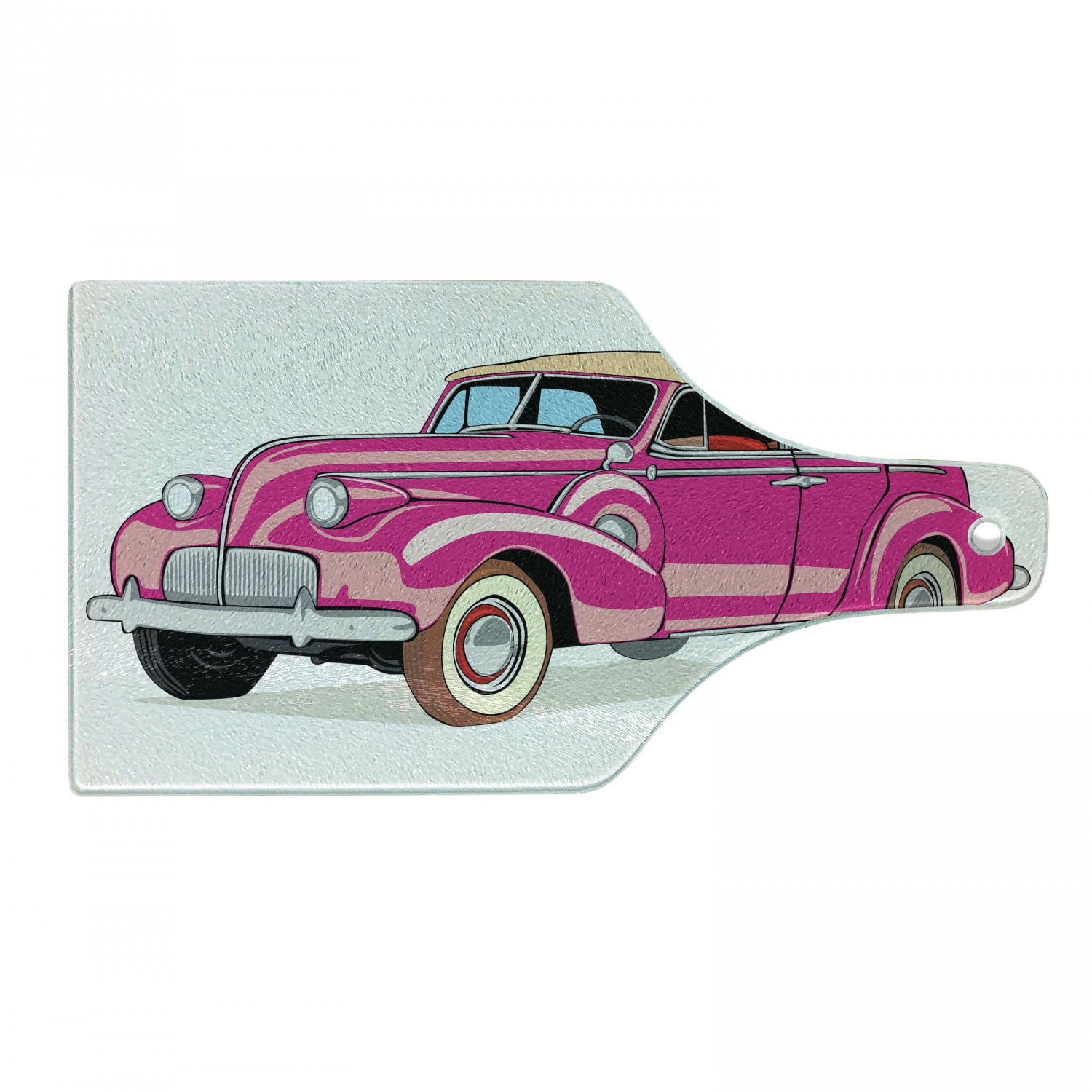 Cars Cutting Board, Convertible Car Fifties Curved Edges Vintage ...