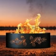 PD Metals Pine Bough 12 in. Tall 60 in. Diameter Fire Ring - Walmart.com