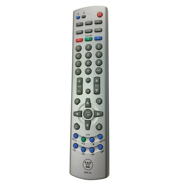 New RMC-02 RMC02 Remote Control fit for Westinghouse LCD HDTV TV / DVD ...