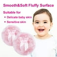 2 Pack Large Body Powder Puff, Soft and Furry Puff with Ribbon Handle ...