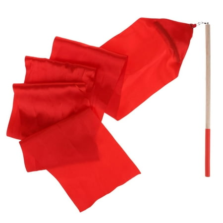 Dance Ribbon, Rhythmic Gymnastics Streamer Rod, Dancer Streamers-Red ...