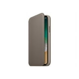 Apple Leather Folio for iPhone X - Taupe - Walmart.com