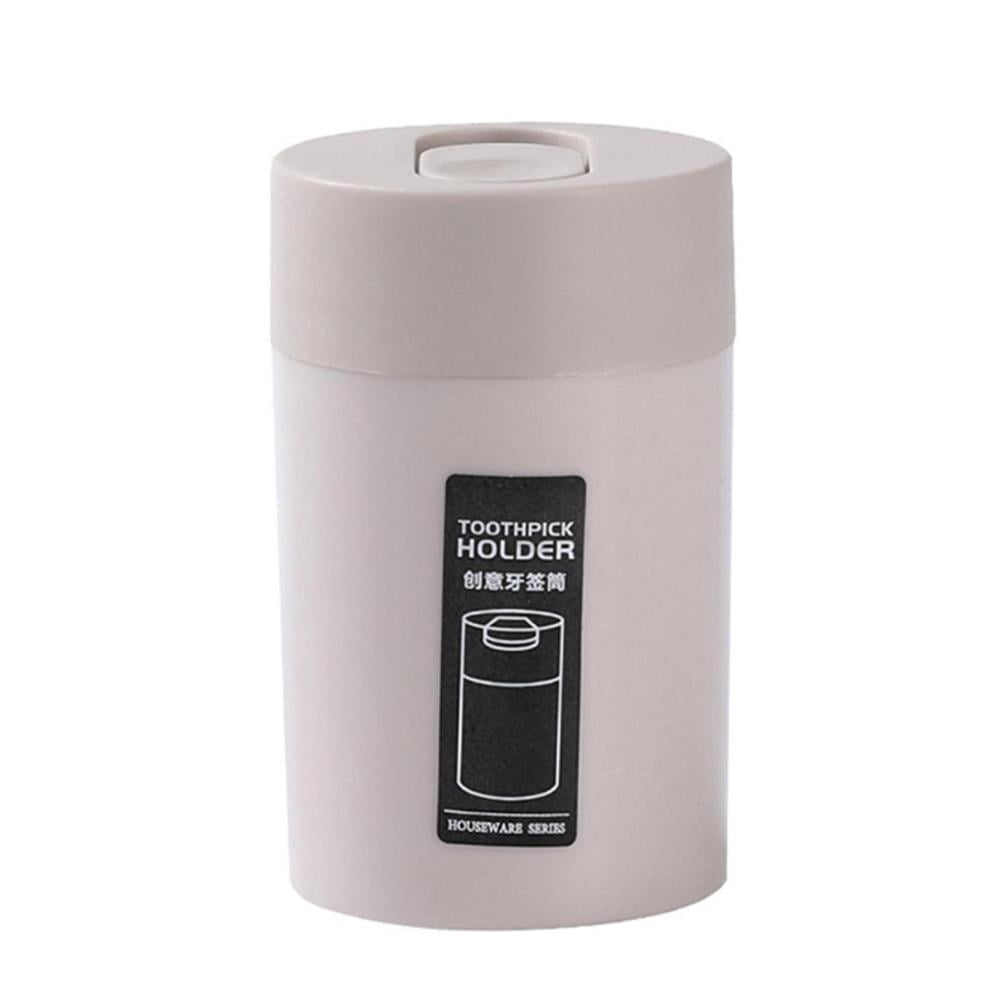 Toothpick Holder | Reusable Sturdy Smooth Texture Tooth Picks with Lid ...