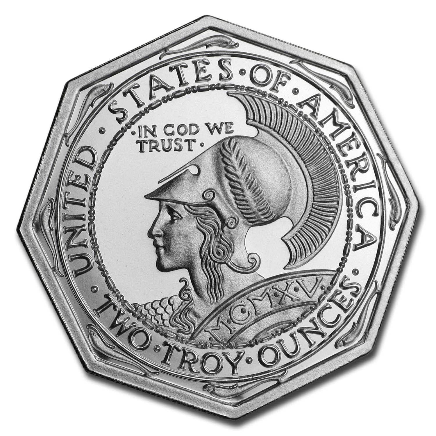 2 oz Silver High Relief Octagonal - Panama-Pacific - Walmart.com