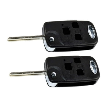 HQRP 2-Pack Remote Flip Folding Key Fob Shell Case Keyless Entry w/4 ...