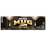 Mug Root Beer Soda, Creamy Vanilla Flavor, 12 fl oz, 12 Pack - Walmart.com