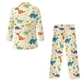 Xoenoiee Colorful Dinosaur Leaves Print Boys Suit for Wedding First ...