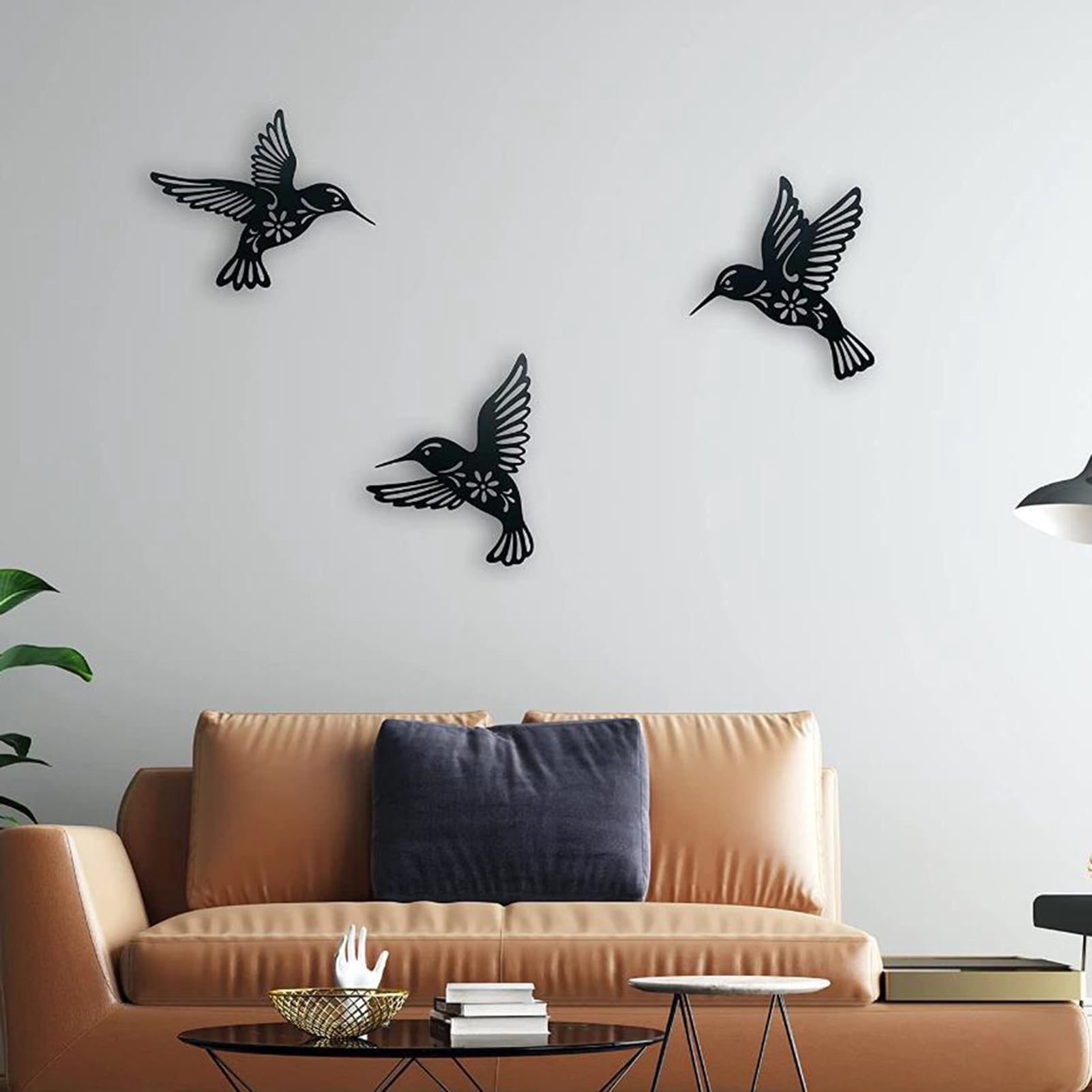Yesbay 1 Set Hummingbird Fence Decor 3D Visual Effect Highly Simulated ...