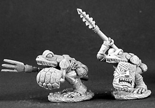 Reaper Miniatures Frog Men (2 Pieces) 03146 Dark Heaven Legends ...