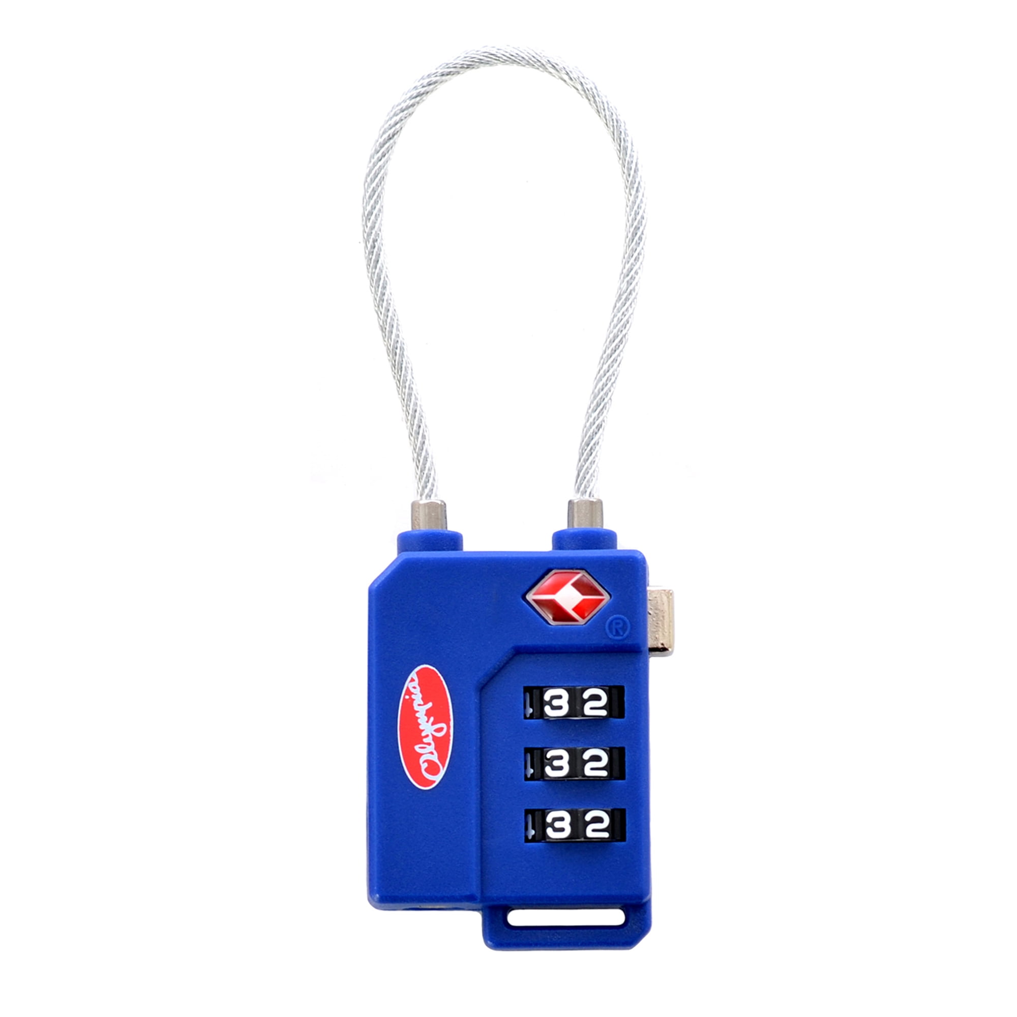 Olympia Usa Tsa 3-Dial Cable Combination Lock - Walmart.com