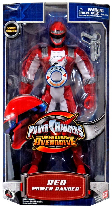 Power Rangers Operation Overdrive Red Power Ranger 12 Inch Action ...