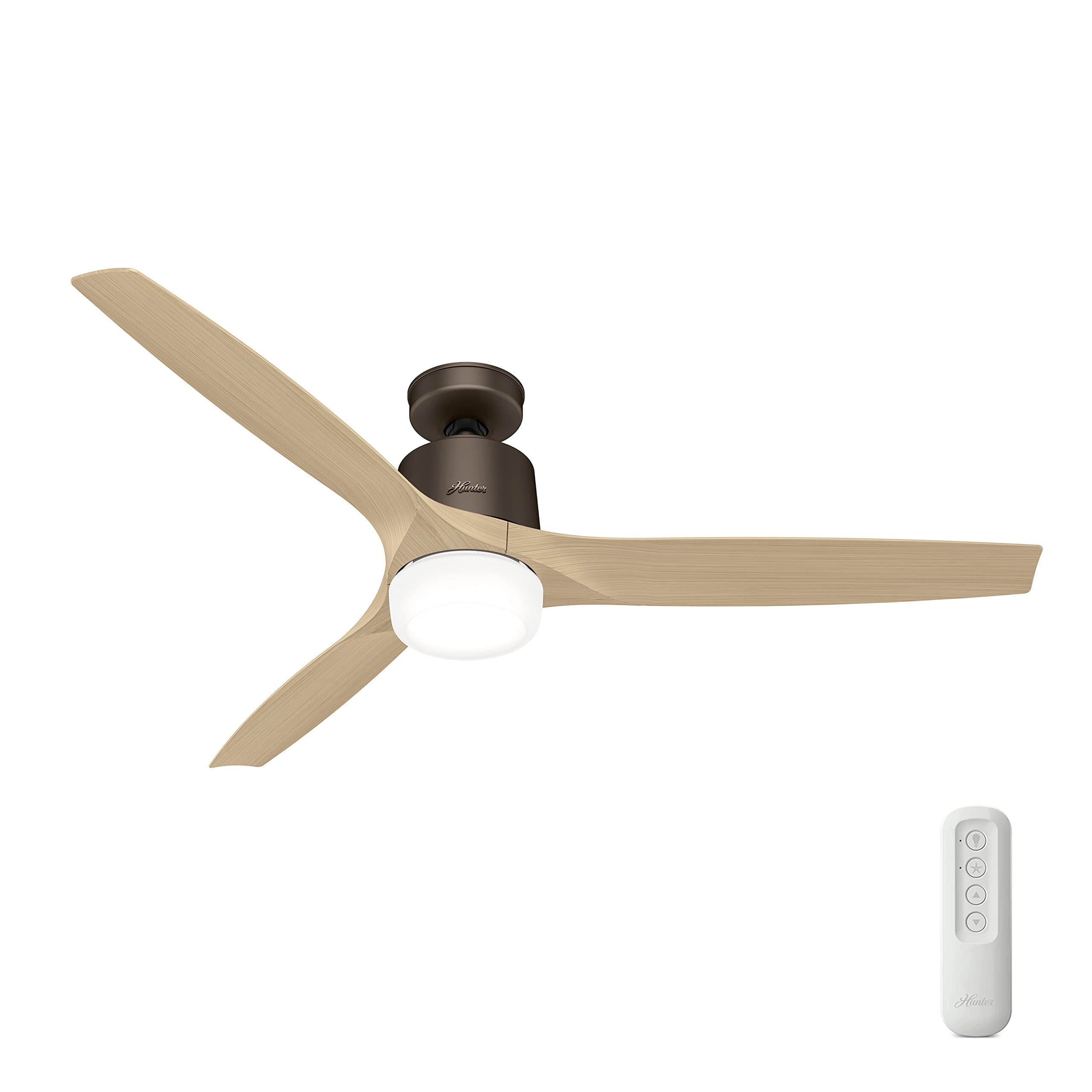 Restored Hunter Fan 60 inch Metallic Chocolate Indoor Ceiling Fan with ...