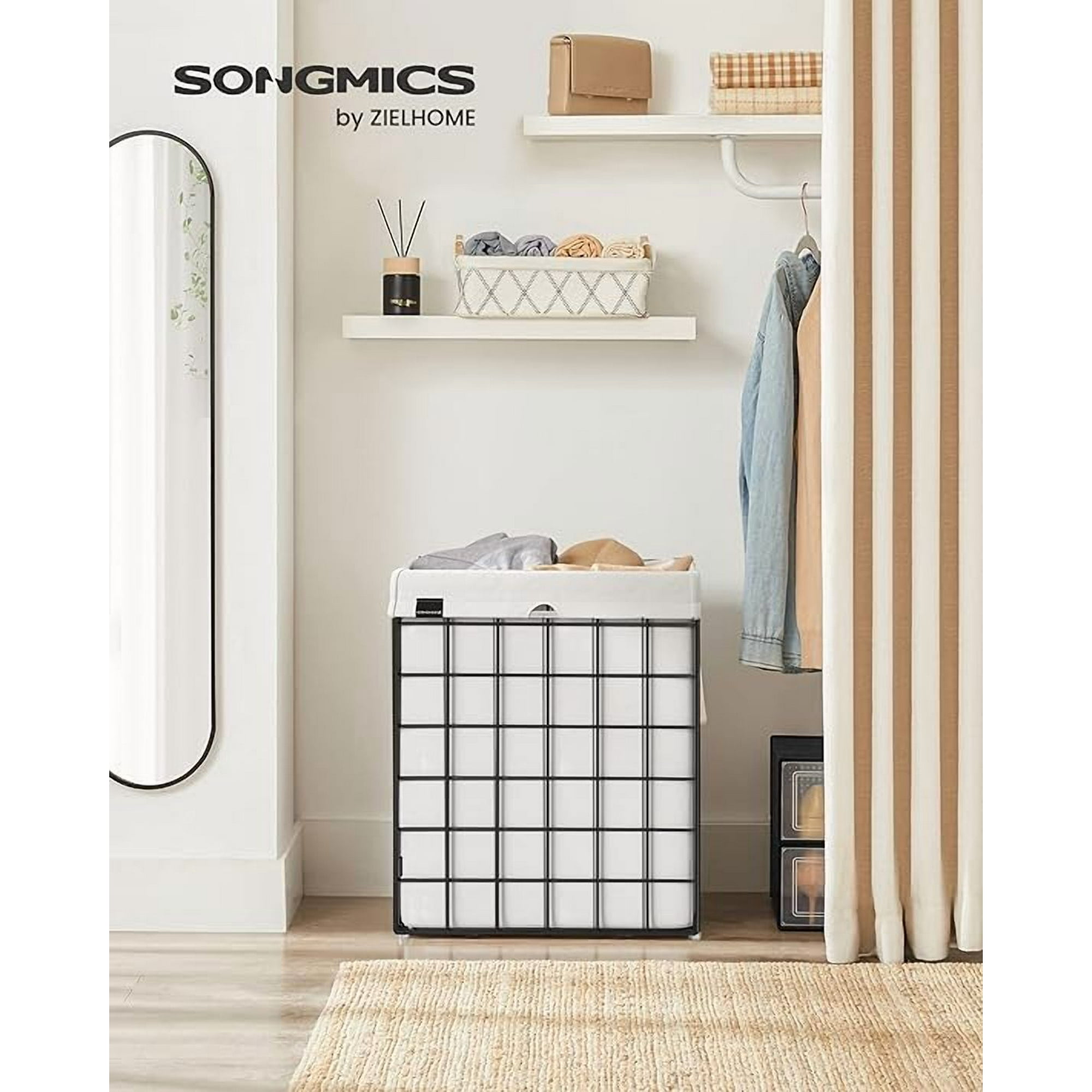 Click here for Songmics Laundry Hamper  23.8 Gal. (90l) Laundry B... prices