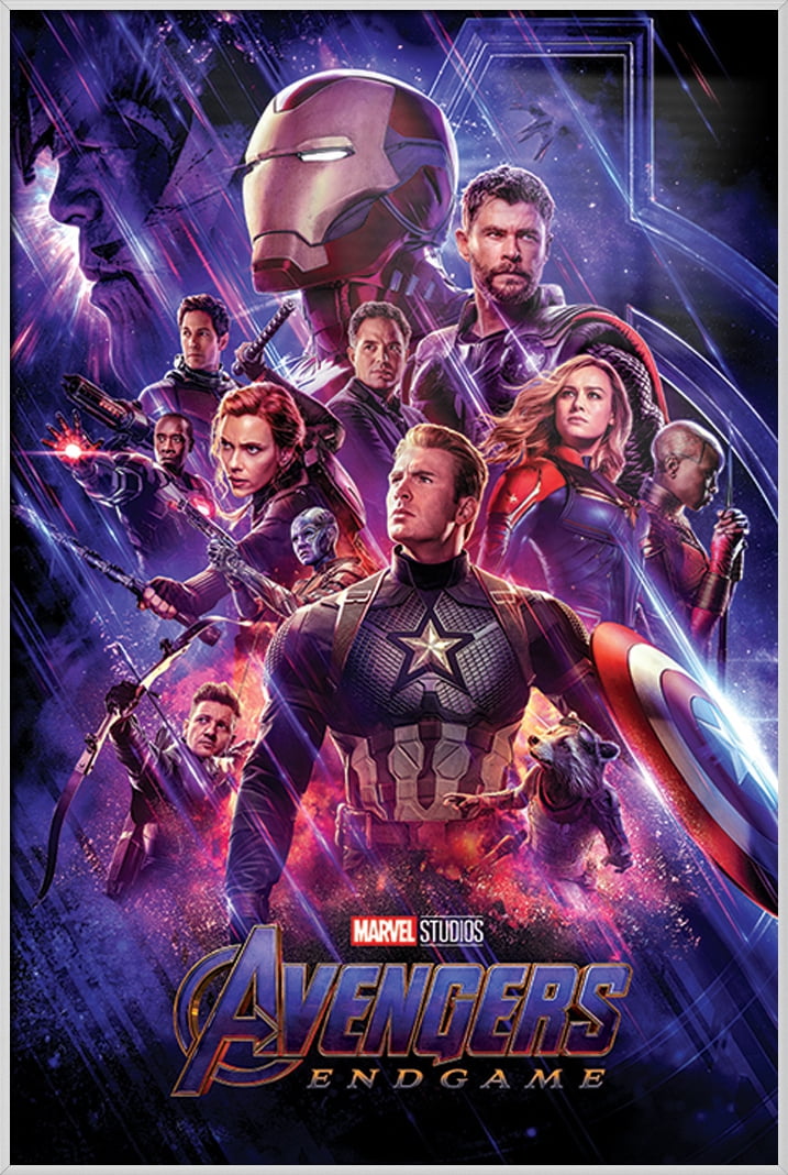 Avengers Endgame Framed Movie Poster Regular Style Size 24 X 36 Avengers Endgame Framed Movie Poster Regular Style Size 24 X 36