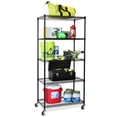 5 - Tier NSF Wire Shelving with Wheels, Commercial - Grade - Walmart.com