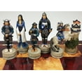 Japanese Samurai Warrior Chess Set Large 18" Cherry & Burlwood Color ...