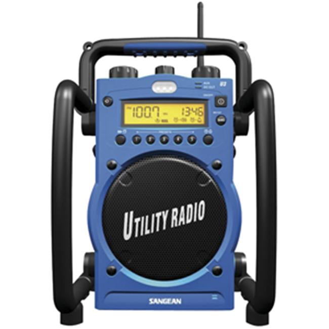 SANGEAN U3R Digital AM/FM Water-Resistant Utility Radio with Alarm ...