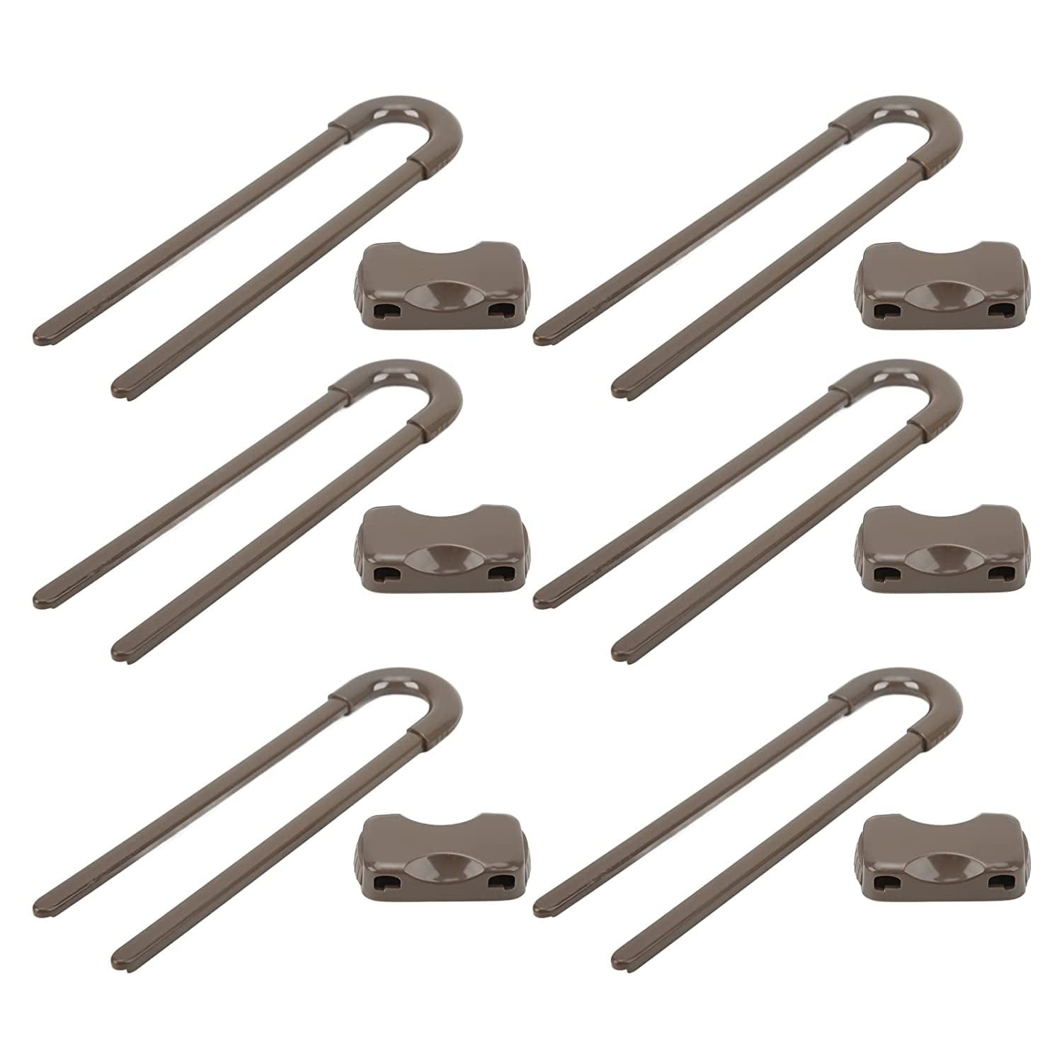 U Shaped Child Latches, Reusable 12PCS Easy Installation Safe Child ...