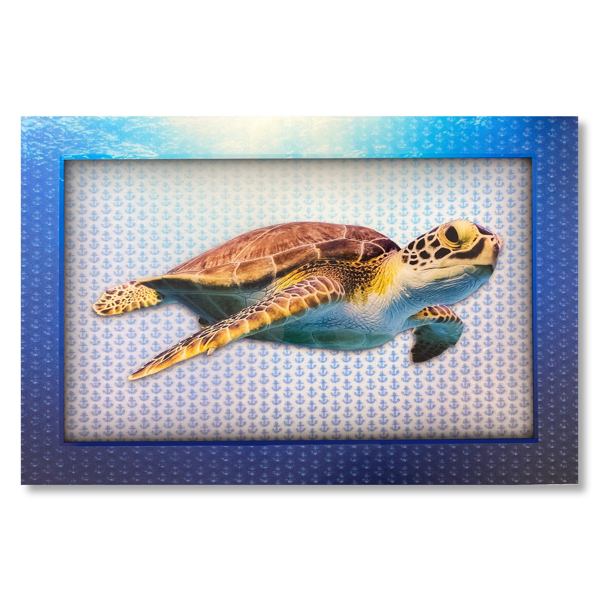 5D Multi-Dimensional Wall Art - Custom Made Turtle Wall Art Print on ...