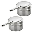 NUOLUX 2pcs Stainless Steel Fuel Holder with Cover Chafer Canned Heat ...