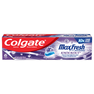 Colgate Max Fresh Travel Size Toothpaste with Mini Breath Strips, Cool ...