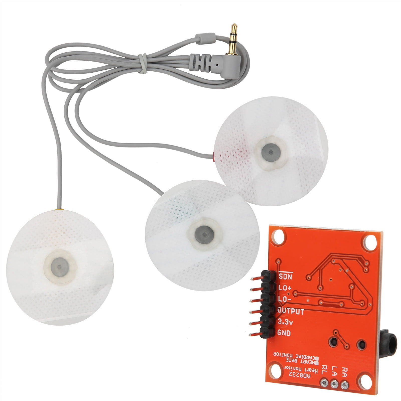 Módulo De Medición De ECG, Módulo Pequeño AD8232 Kit De Sensor De ECG ...