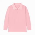 Ccpelsie Toddler Boys Lightweight Long Sleeve Polo for Spring Summer ...