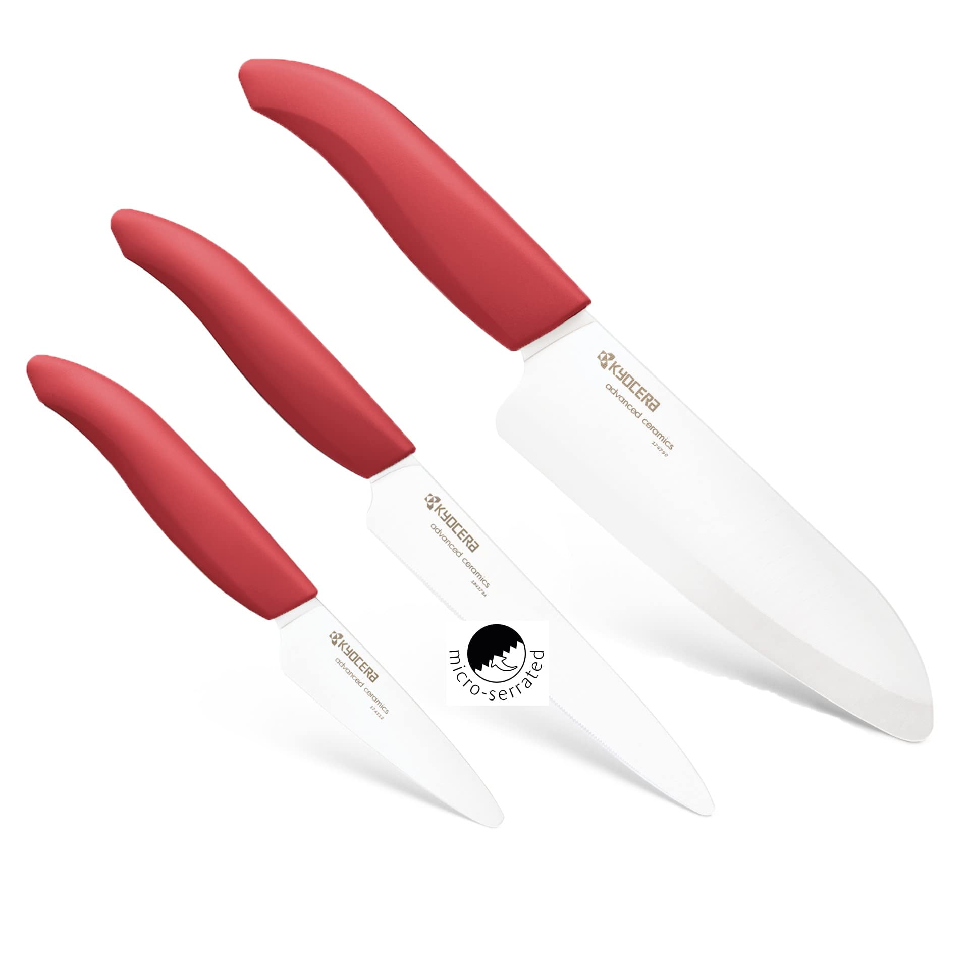Click here for Kyocera 3-Piece Ceramic Knife Set: Includes 6-Inch... prices