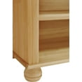 RealRooms Chester 5 Shelf Open Bookcase, Stained Brown - Walmart.com