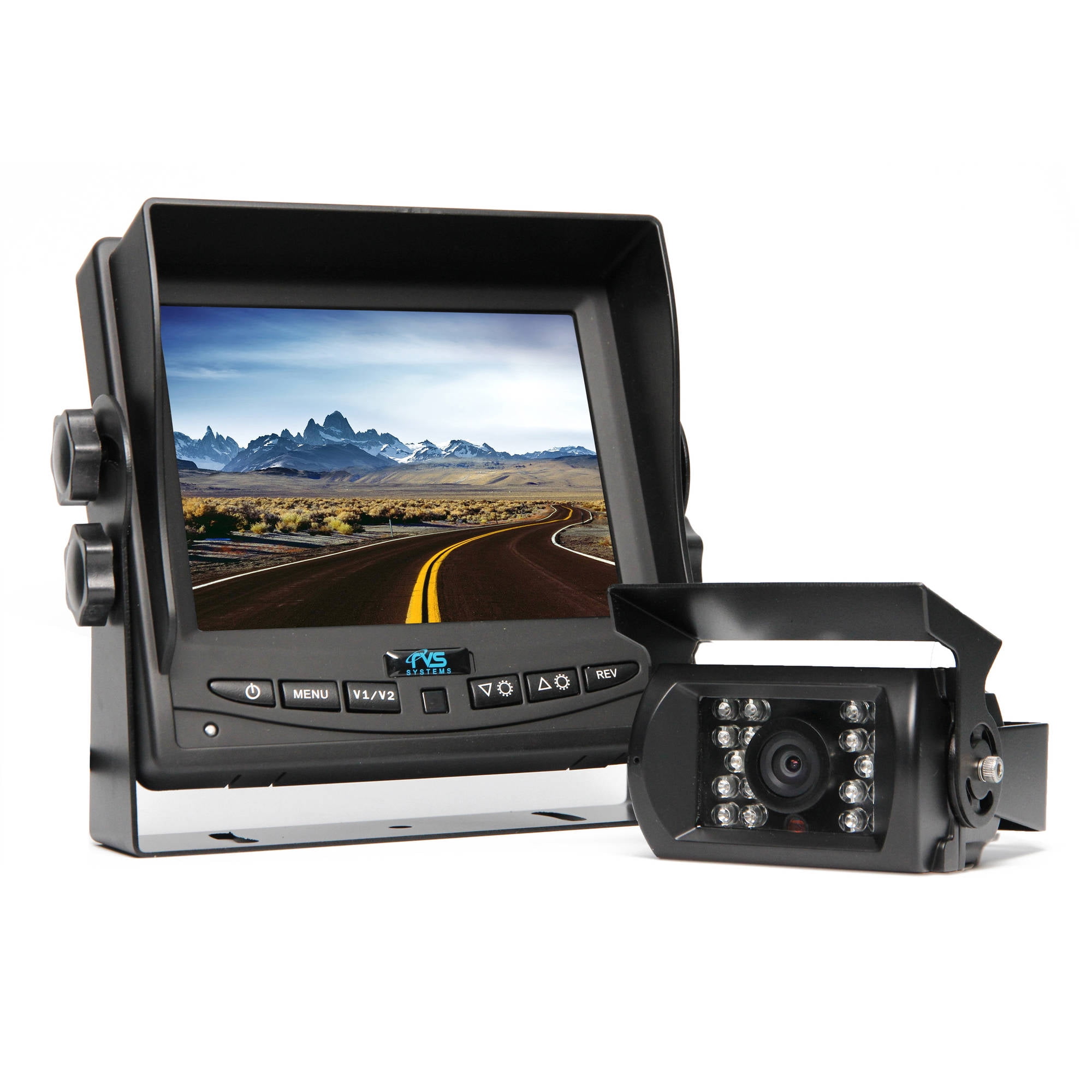 Rear View Camera System, 1 Camera Setup 5.6' Monitor - Walmart.com