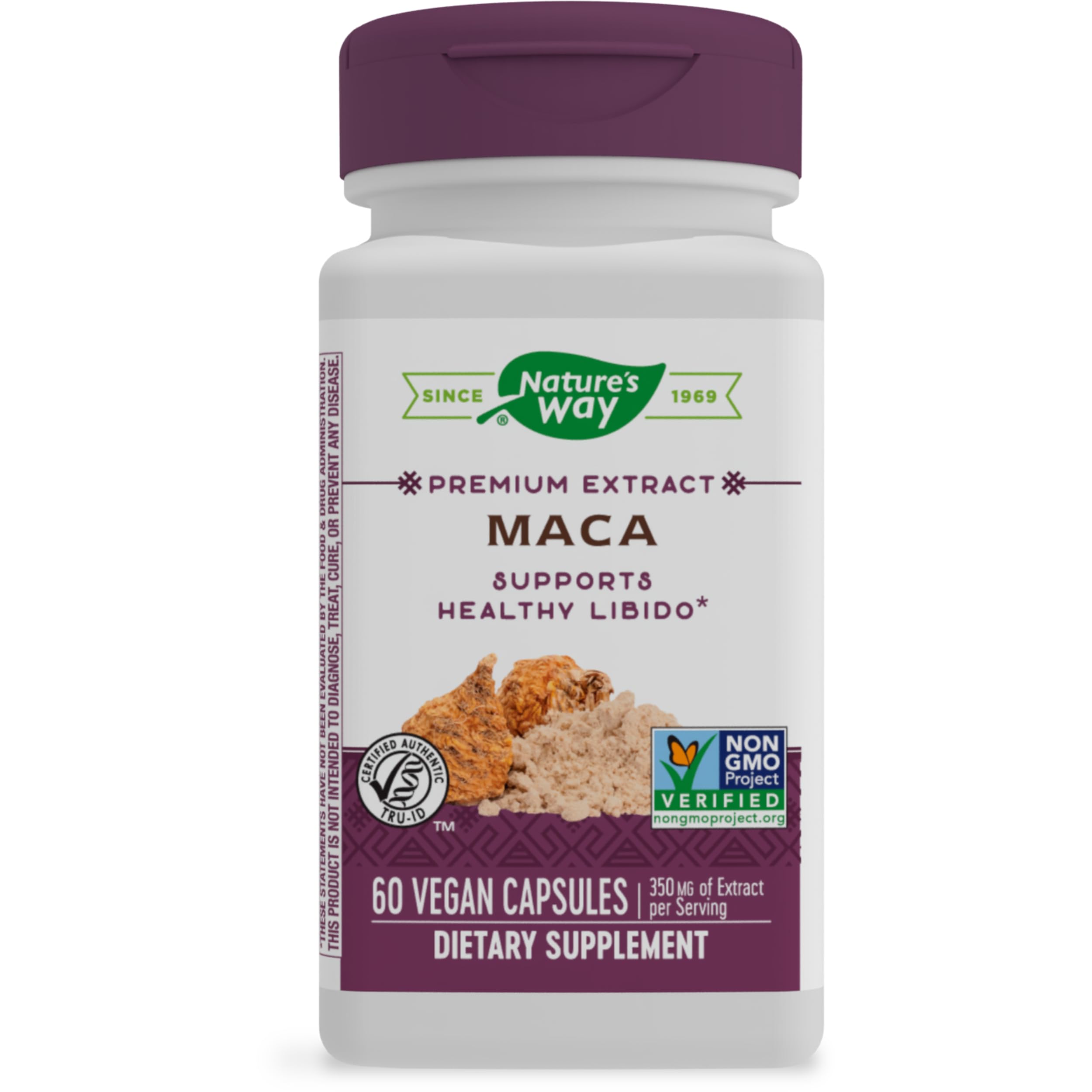 Suplemento de extracto de maca Nature's Way de 350 mg, 60 cápsulas ...